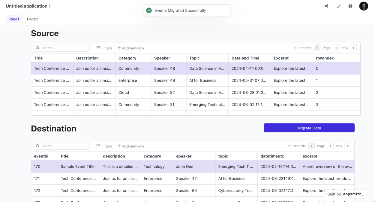 How to Migrate Data From Sheets to Postgresql | Appsmith Community Portal